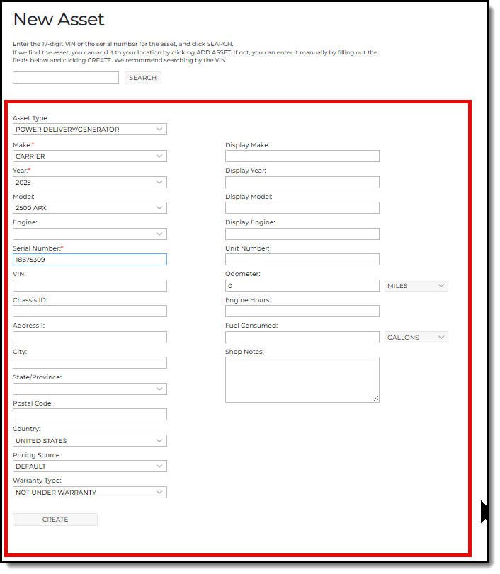 Non-VIN Export to RO for Procede DMS – PACCAR Solutions