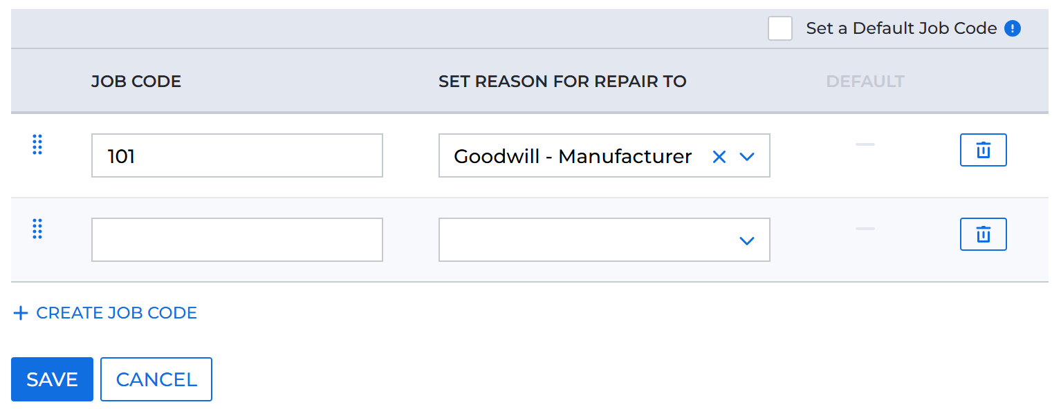Job Codes – PACCAR Solutions