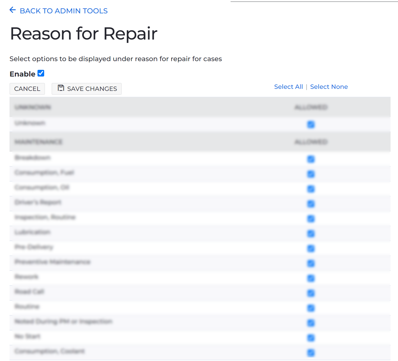 VMRS Code Key 14 Reason for Repair – PACCAR Solutions