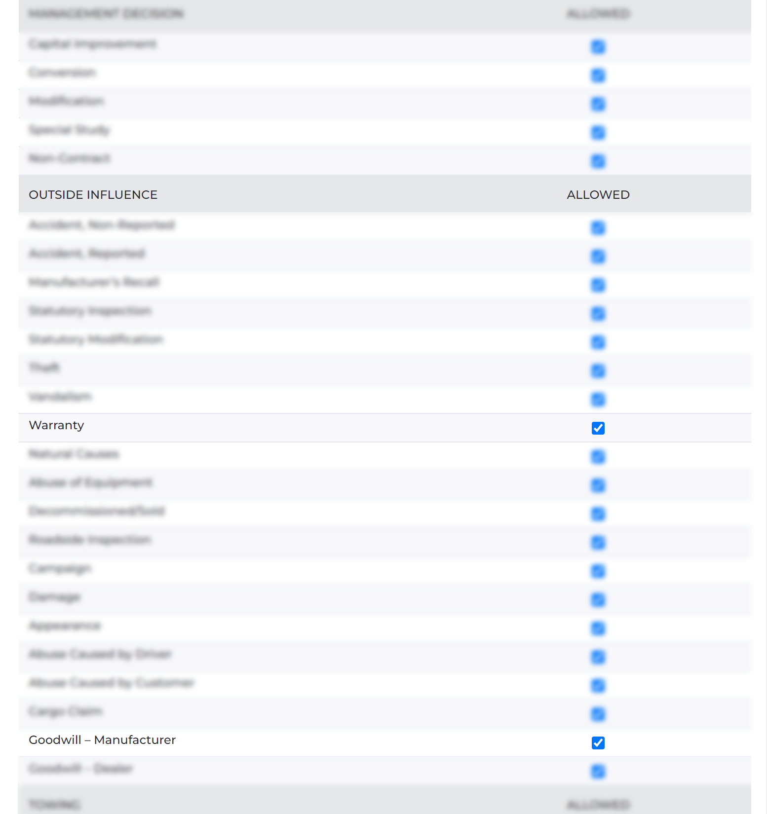 VMRS Code Key 14 Reason for Repair – PACCAR Solutions