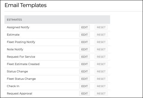 Edit Fleet Email Templates – PACCAR Solutions
